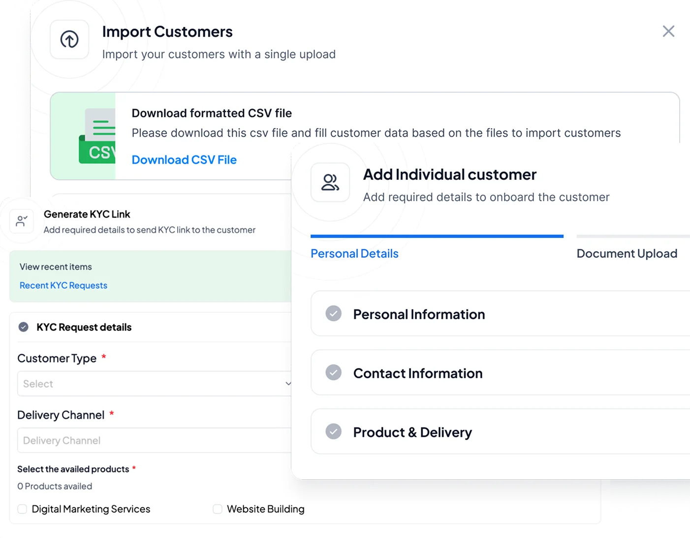 Customer onboarding software