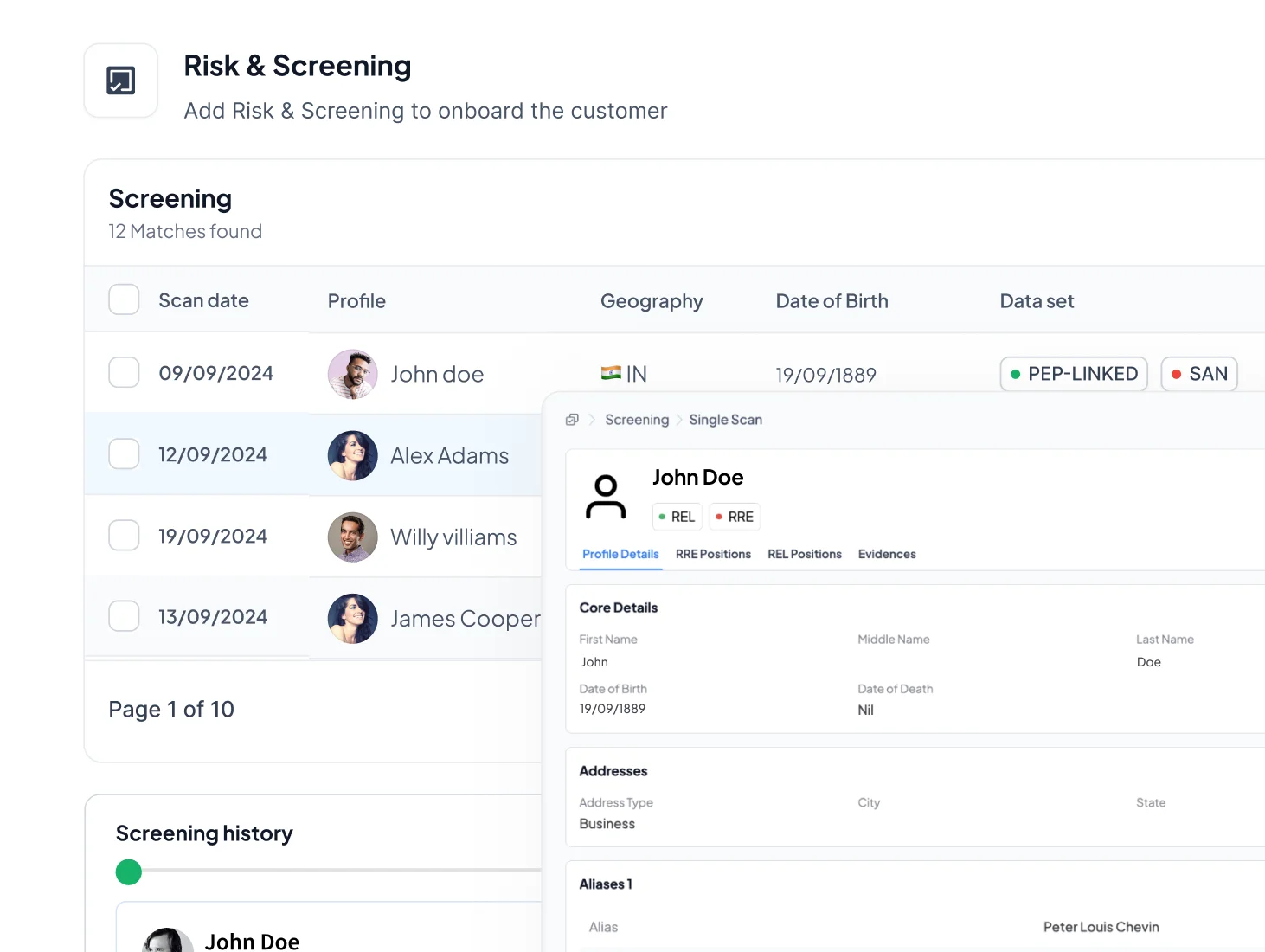 Customer onboarding software